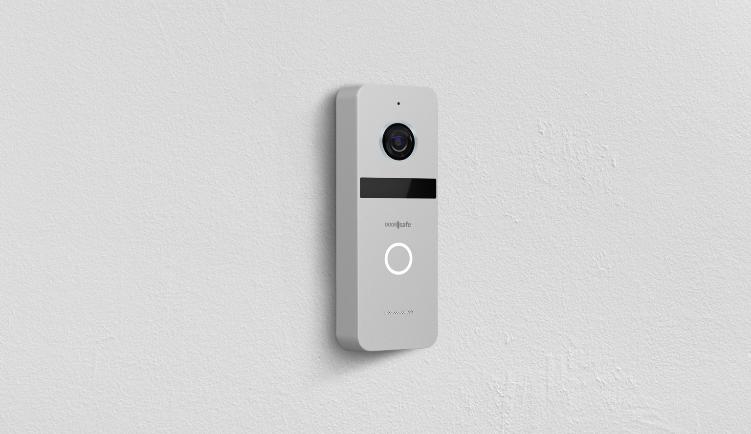 4 draads video camera deurbel - met touch scherm - Doorsafe 7550